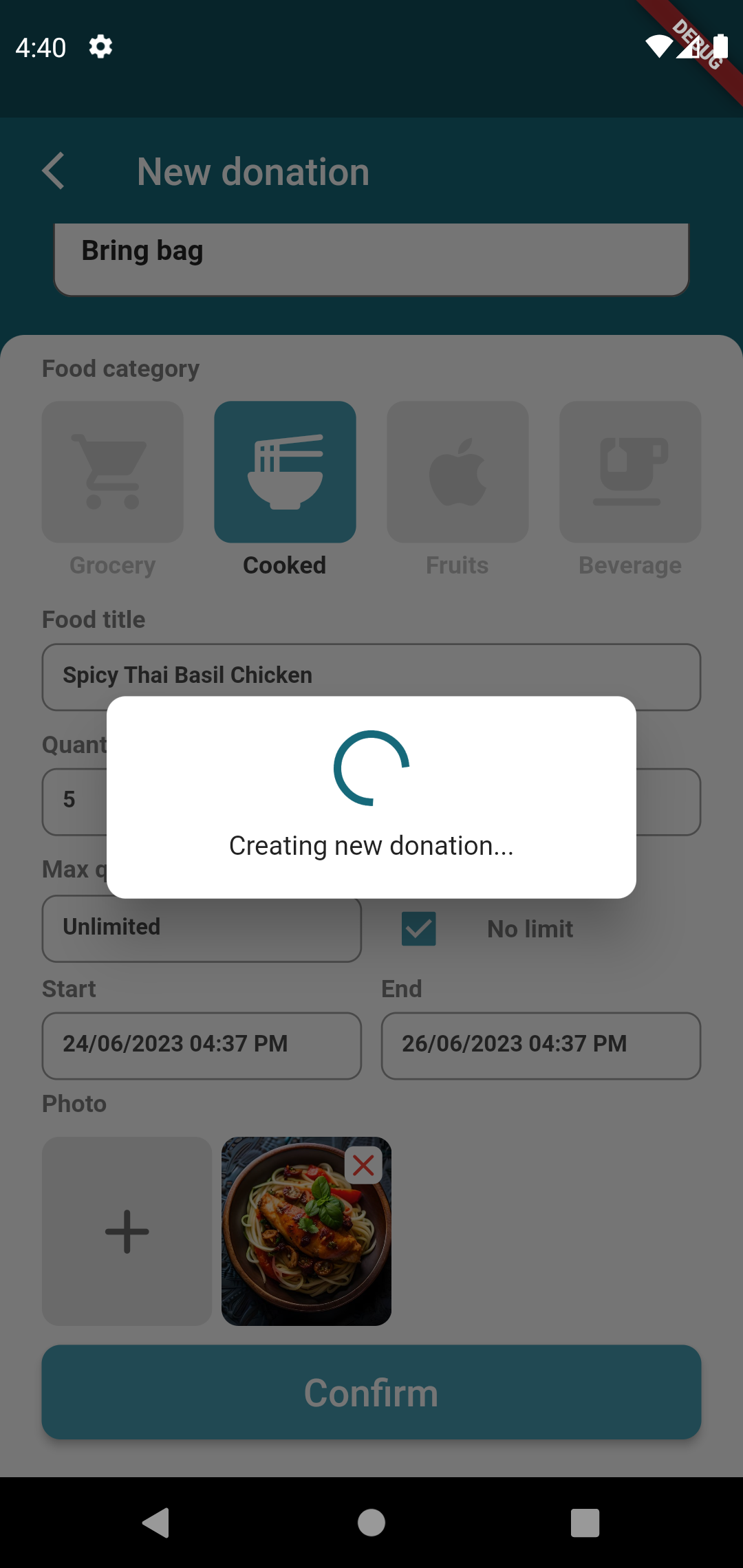 GitHub - ShikamaruBH/FoodBridge: A mobile to help people share food for ...