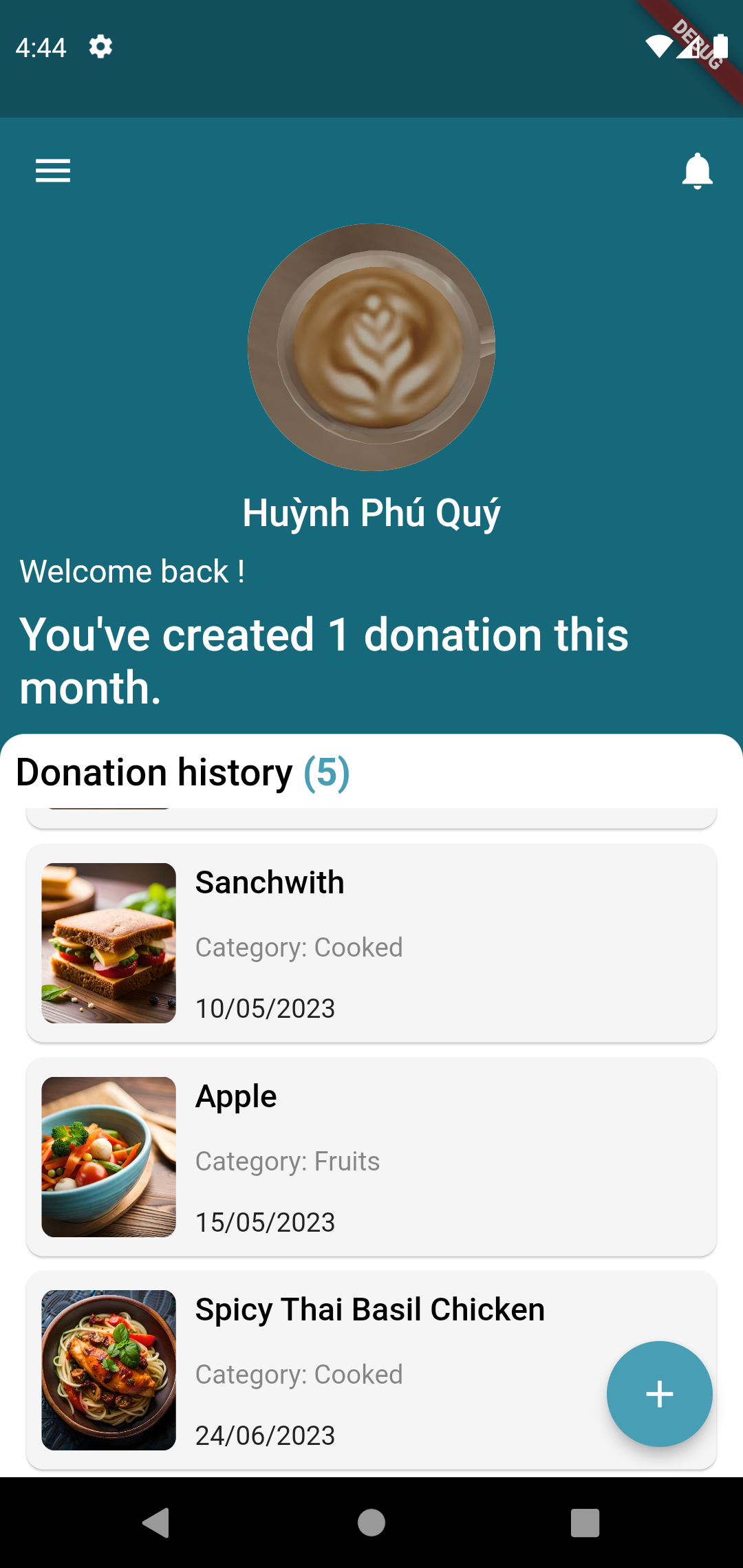 GitHub - ShikamaruBH/FoodBridge: A mobile to help people share food for ...