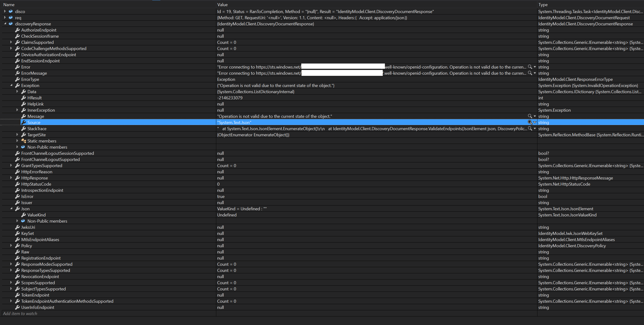 Operation is not valid due to the current state of the object.. · Issue #13 · DuendeArchive ...