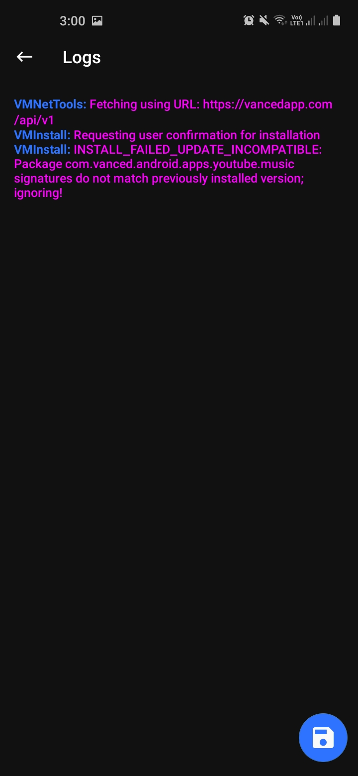 Can't update my YT music · Issue #497 · TeamVanced/VancedManager · GitHub