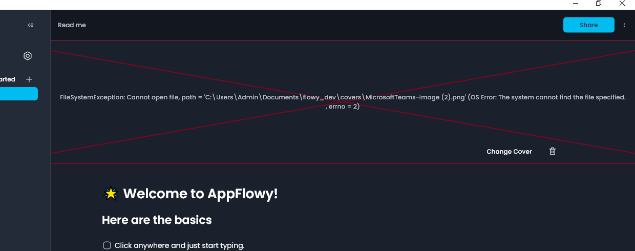 [Bug] The system cannot find the file specified after deleting selected cover image · Issue ...