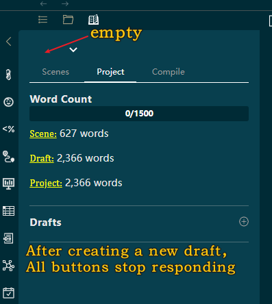 Bug (Beta): After creating a new draft, all buttons stop responding · Issue #89 · kevboh ...