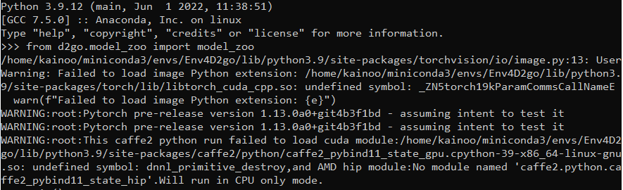 Error while importing the model_zoo · Issue #361 · facebookresearch/d2go · GitHub