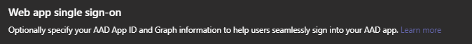 Missing information SSO and Link broken · Issue #713 · MicrosoftDocs/msteams-docs · GitHub