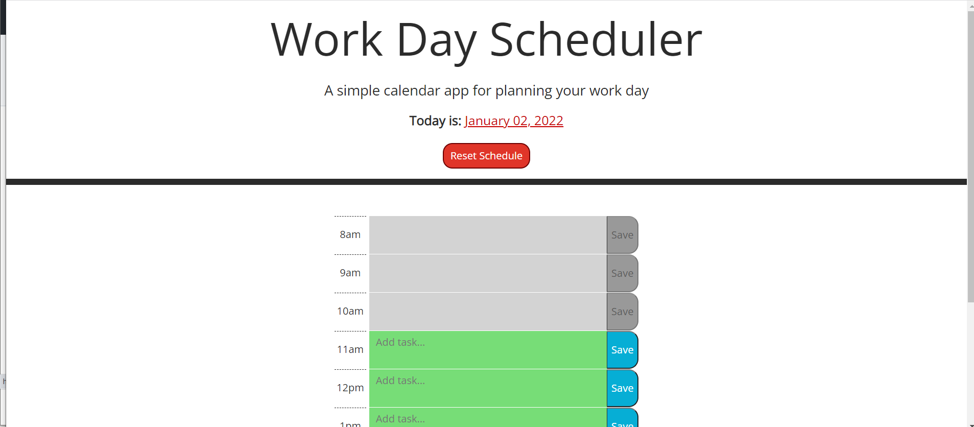 GitHub - kworth999/workday-scheduler