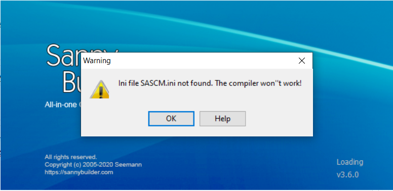 The Problem When I Open Sanny Builder V3.6.0 · Issue #89 · sannybuilder/dev · GitHub