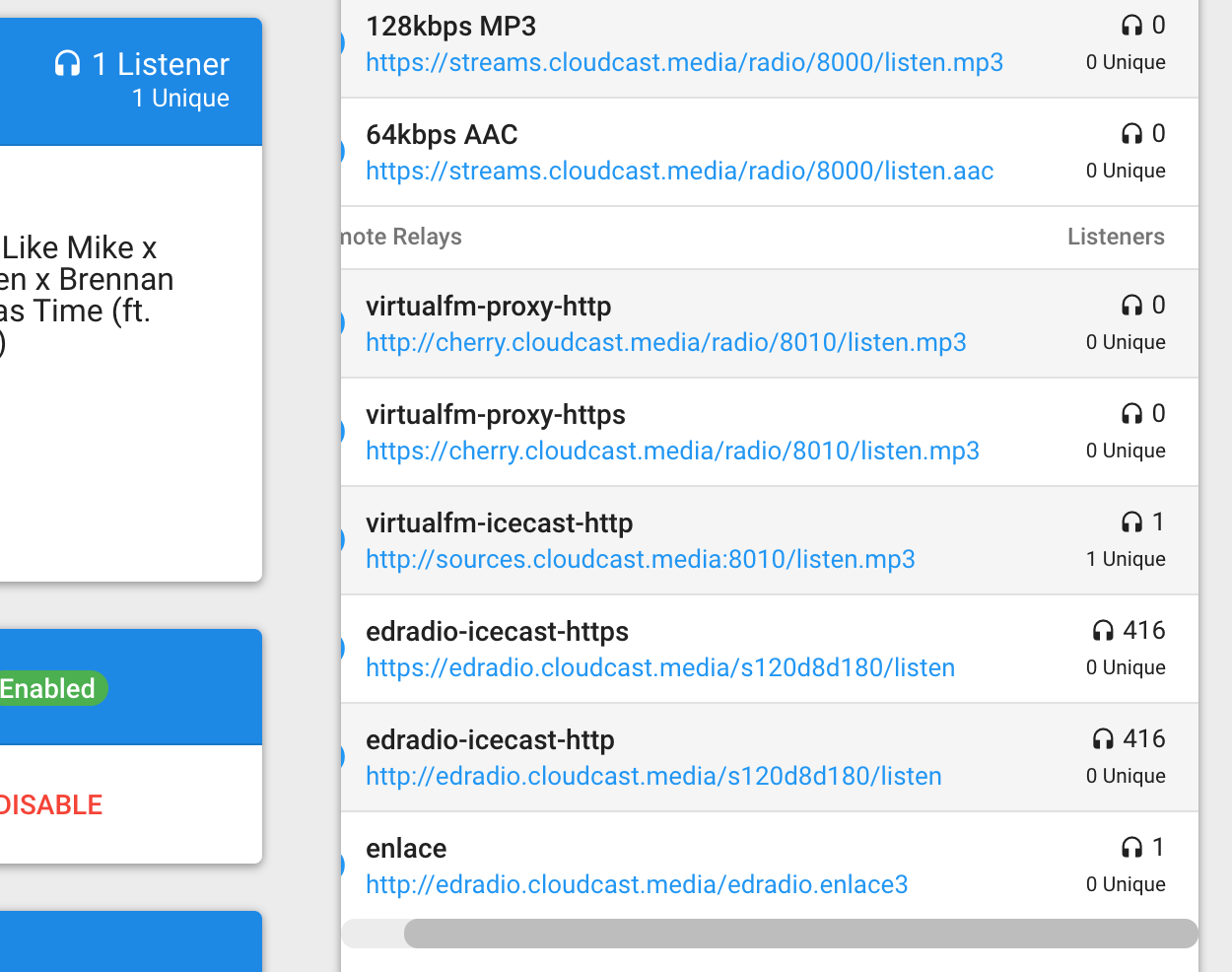 No statistics retrieved from Icecast 2.4.4 (or Icecast KH with HTTP proxy) · Issue #3700 ...