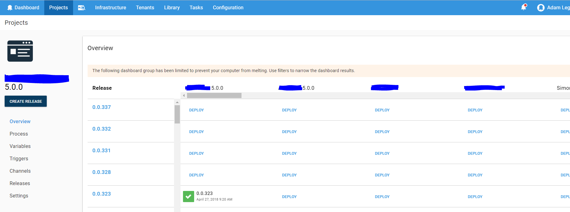 No Project Overview dashboard group filtering · Issue #4657 · OctopusDeploy/Issues · GitHub