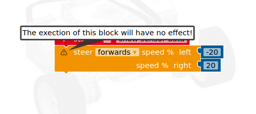 Incorrect message if steer values add up to 0 · Issue #370 · OpenRoberta/openroberta-lab · GitHub