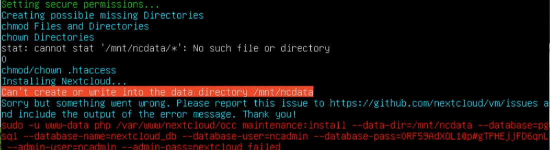 Installing nextcloud VM appliance · Issue #1672 · nextcloud/vm · GitHub