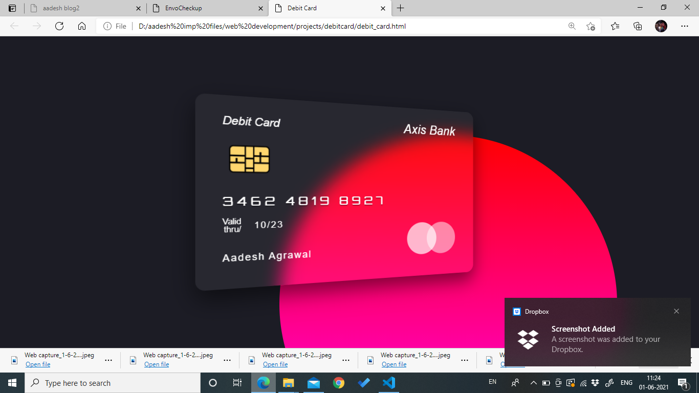 GitHub - aadesh-2806/debitcard: debitcard