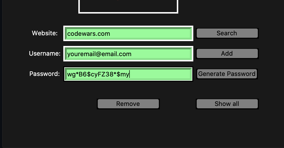 GitHub - JaD33Z/Encrypted-Personal-Password-Manager-GUI: Desktop app to ...