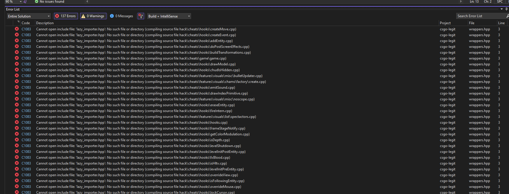 Project not building · Issue #65 · Bartis1313/csgo · GitHub