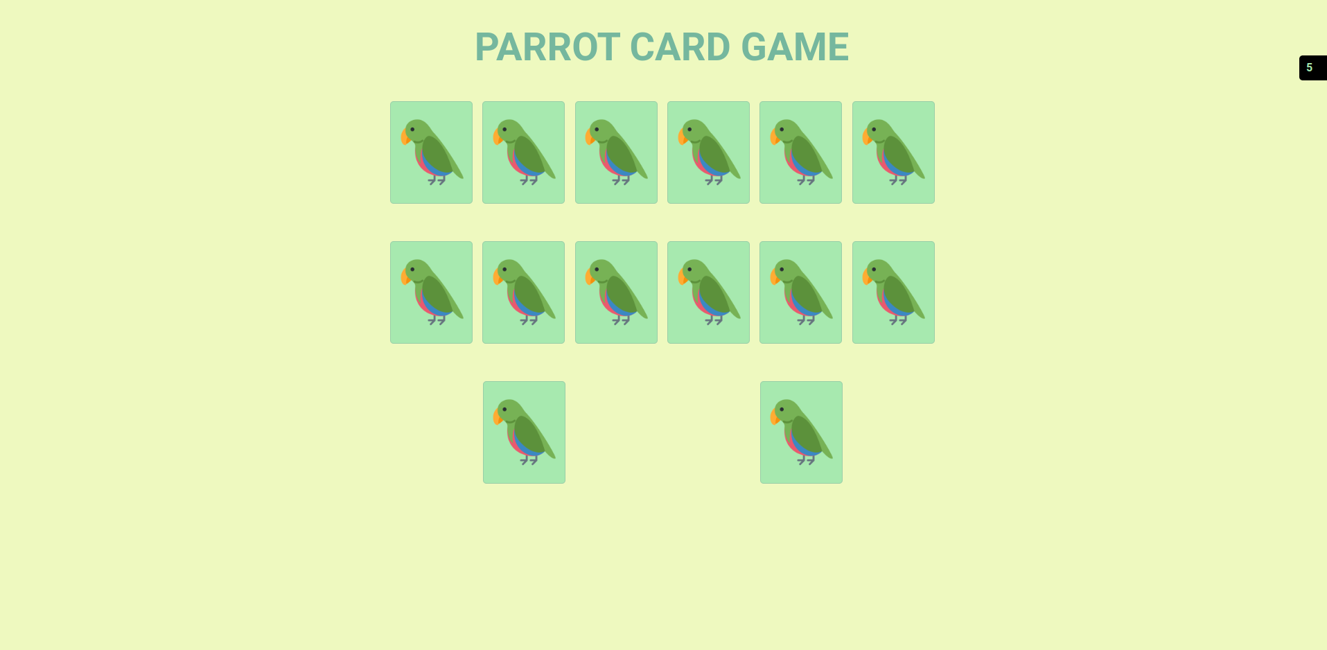 GitHub - Tallispt/parrotscardgame: A fun and interactive memory game created using HTML, CSS ...