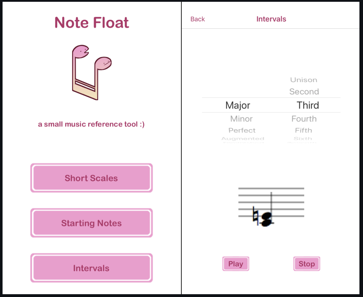 GitHub - dequina/Note-Reference: Simple audio reference app