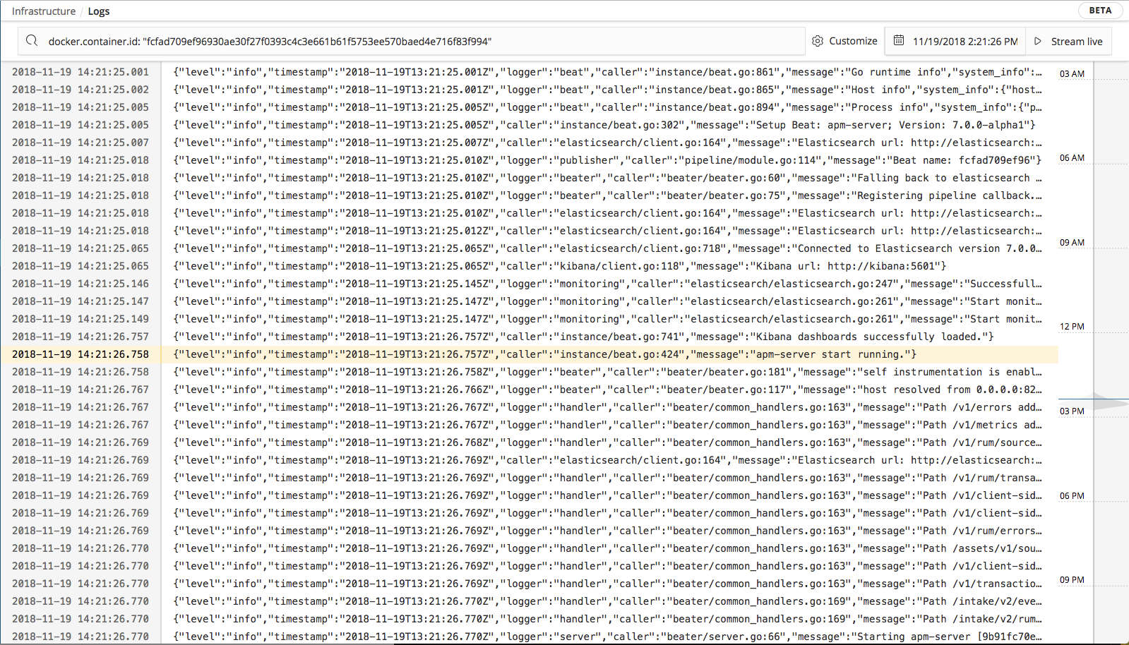 [Infra UI] View surrounding logs · Issue #25873 · elastic/kibana · GitHub