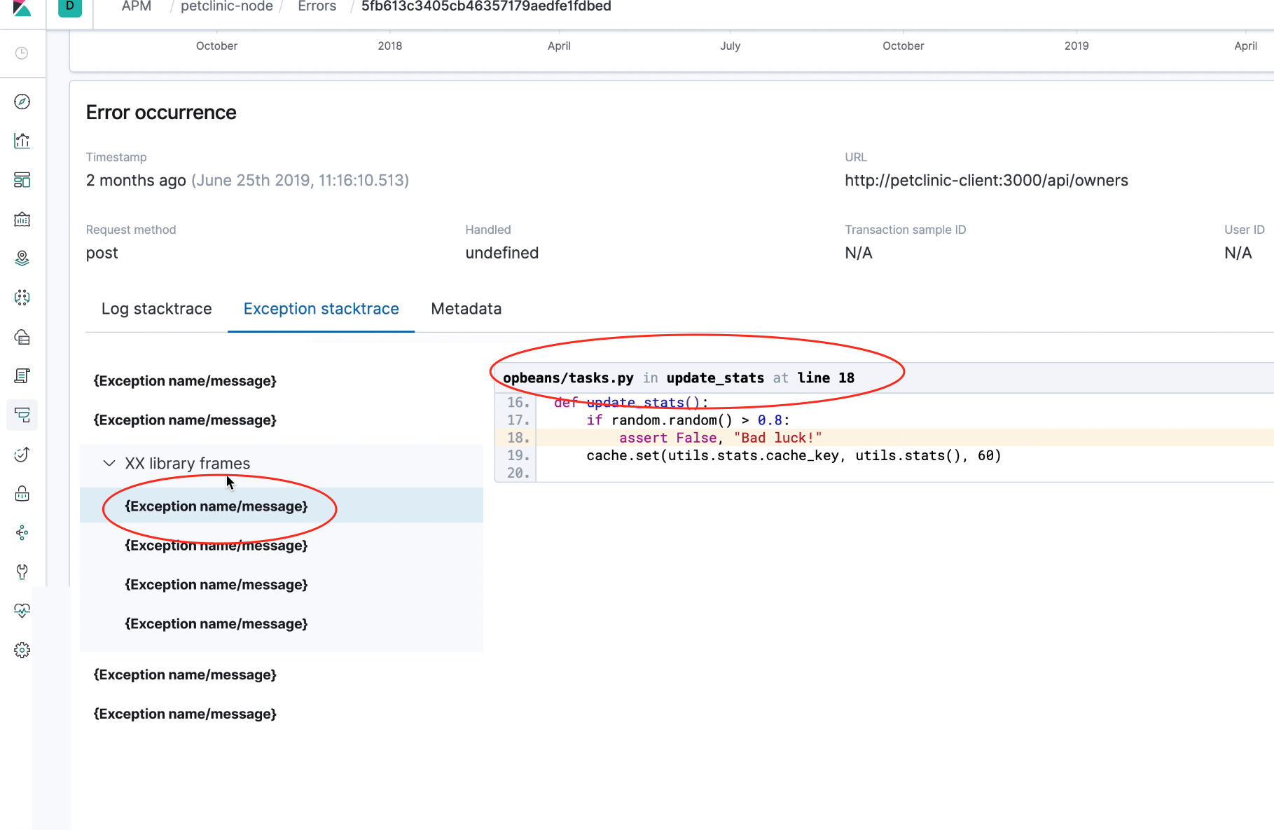 [APM] Display multiple chained exceptions · Issue #40375 · elastic/kibana · GitHub