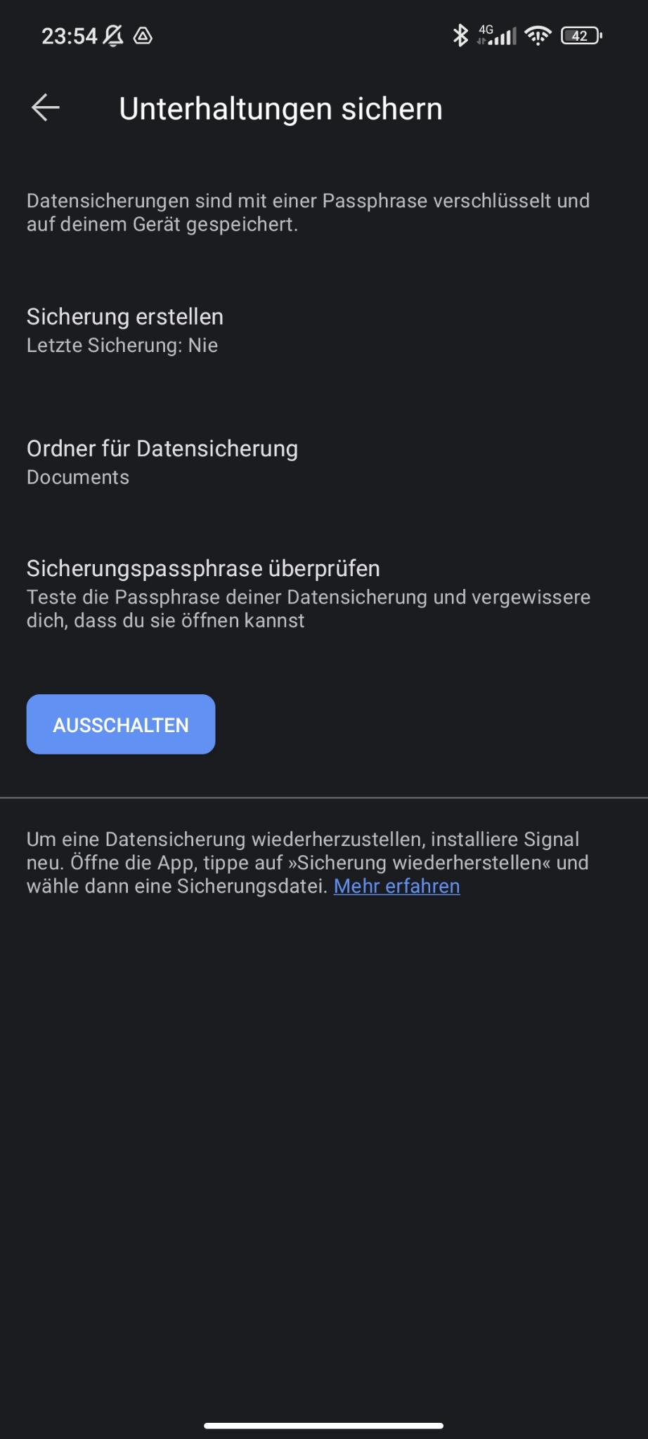 Backup not working · Issue #12544 · signalapp/Signal-Android · GitHub