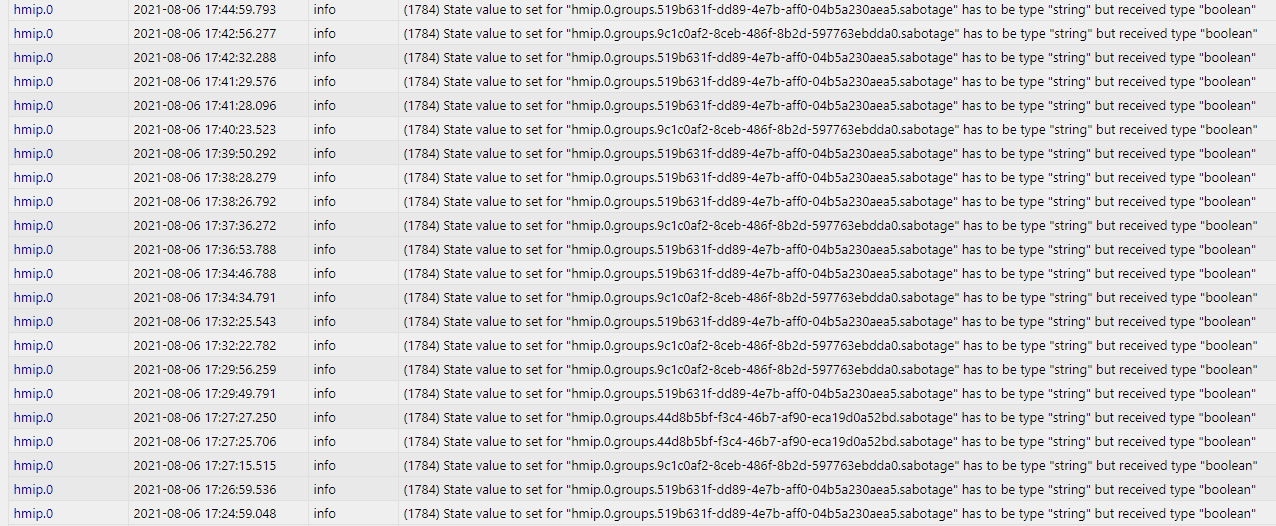 Fehlermeldungen nach update auf JS controller 3.3.15 · Issue #269 · iobroker-community-adapters ...