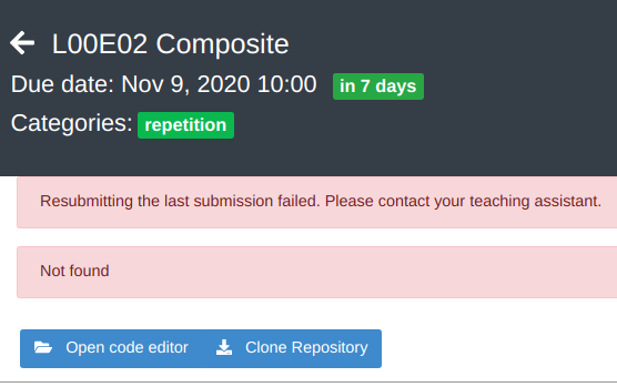 Improve error message when the build is still running · Issue #2329 · ls1intum/Artemis · GitHub