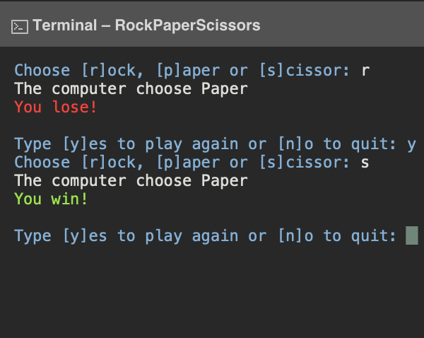 GitHub - dochkoff/Rock-Paper-Scissors: This is simple console game "Rock-Paper-Scissors"