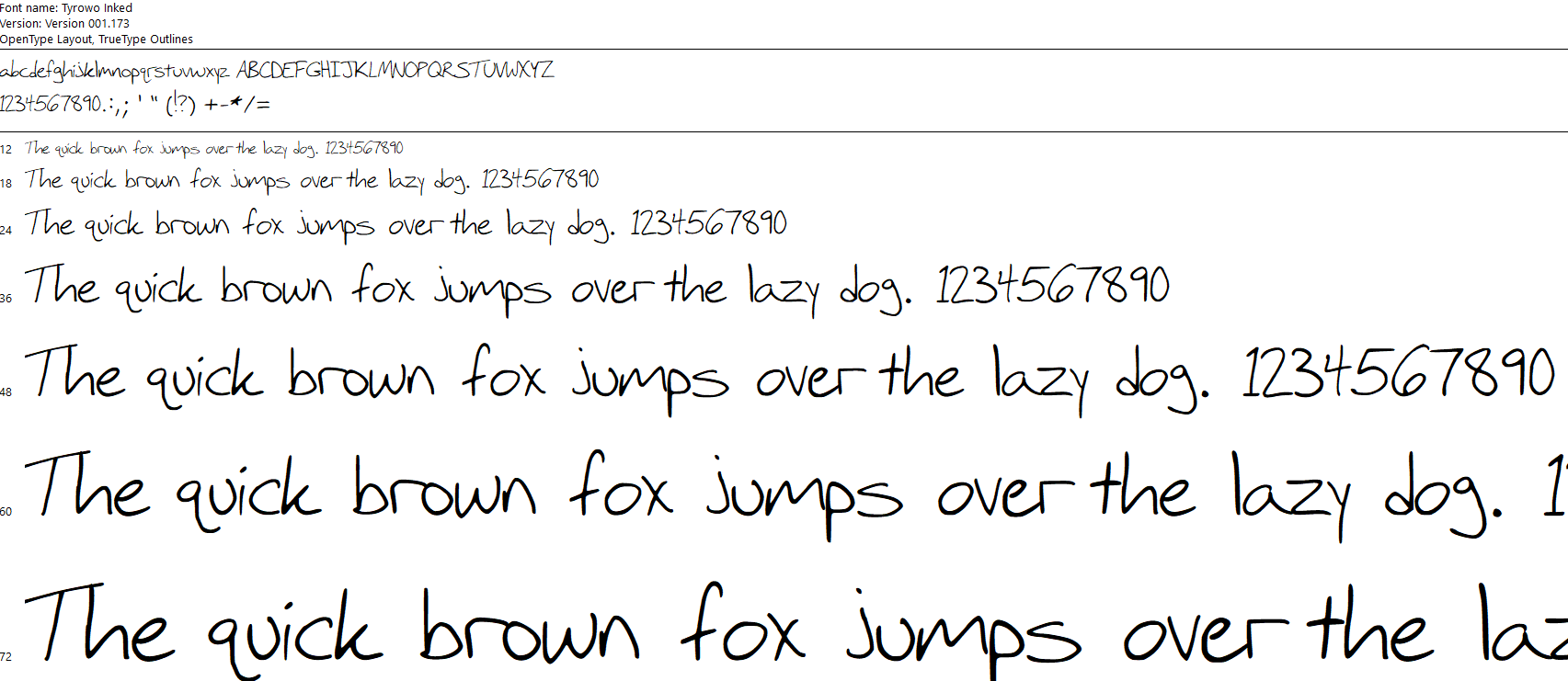 Add Tyrowo Inked · Issue #5699 · google/fonts · GitHub