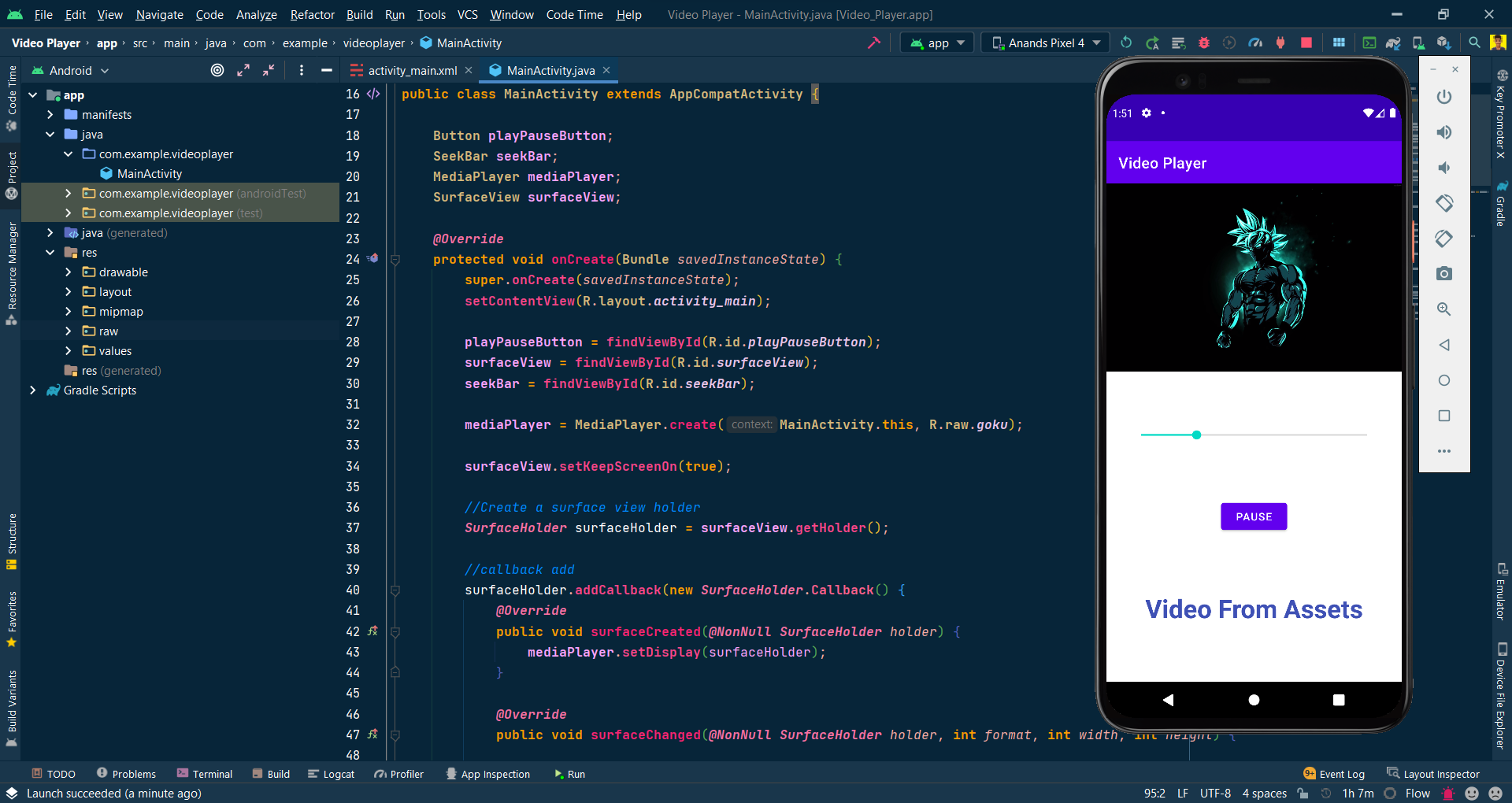 GitHub - ananddasani/Android_VideoPlayer_Assets: Playing Video From ...