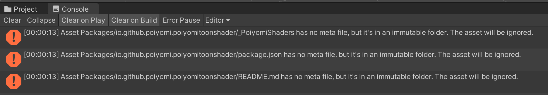 meta file is missing for files/folders in the project root. · Issue #48 · poiyomi ...