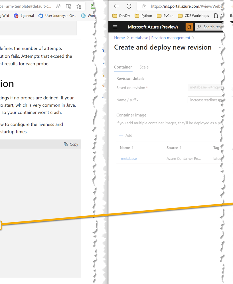 Portal UI error message for "Failure threshold" doesn't match tooltip ...