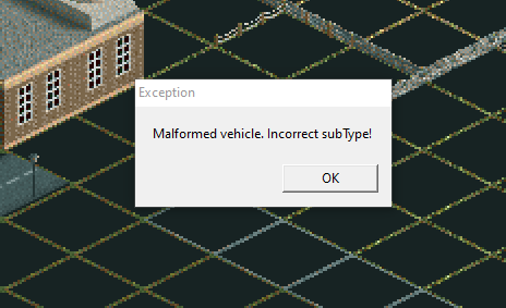 Occasional game freeze with unclickable error message [Malformed Vehicle] · Issue #1769 ...