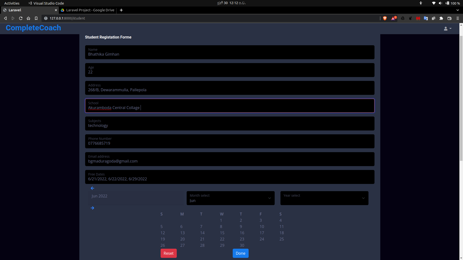 GitHub - BhathikaGimhan/Registation-Form-Template: I use Laravel and JQuery for making this ...