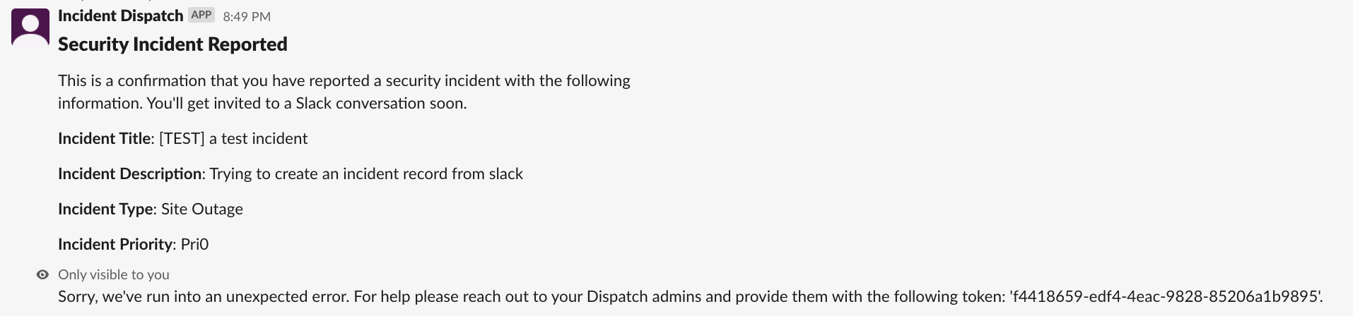 /dispatch-report-incident slack command fails · Issue #1635 · Netflix/dispatch · GitHub