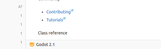 Godot docs have wrong icon in bottom bar · Issue #654 · freeCodeCamp/devdocs · GitHub