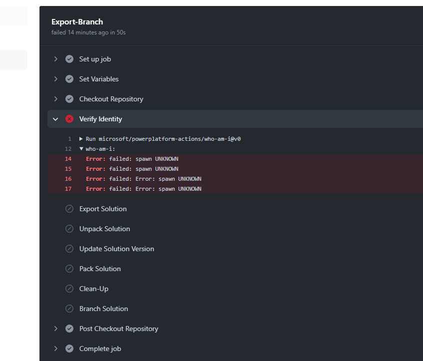 Export Actions Suddenly Stopped Working Pac Exe Cannot Start Or Run Due To Incompatibity With