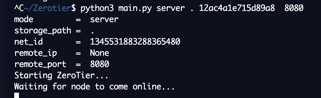 [Python] Node not coming online · Issue #122 · zerotier/libzt · GitHub