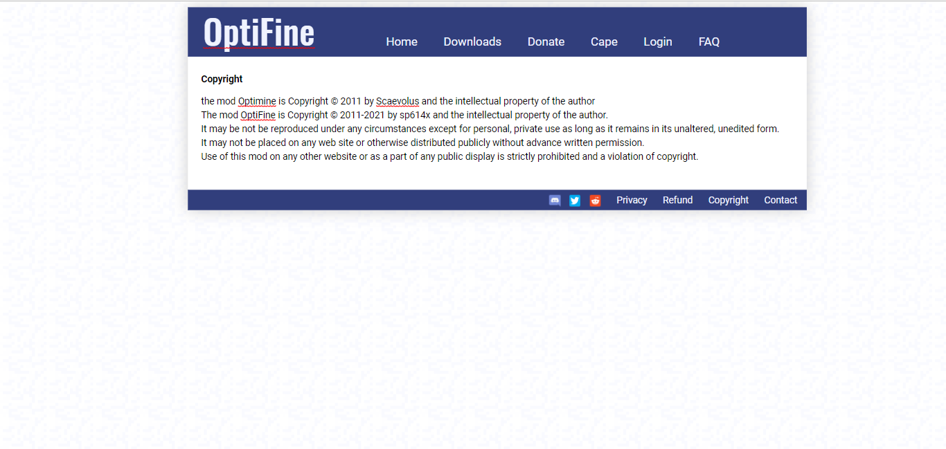 Website A Little Credits Update · Issue 6337 · Sp614xoptifine · Github 