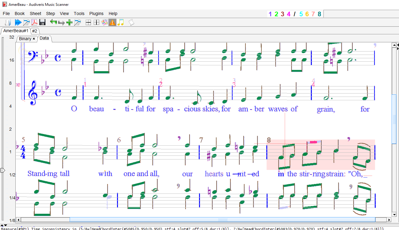 Partial beam · Issue #505 · Audiveris/audiveris · GitHub