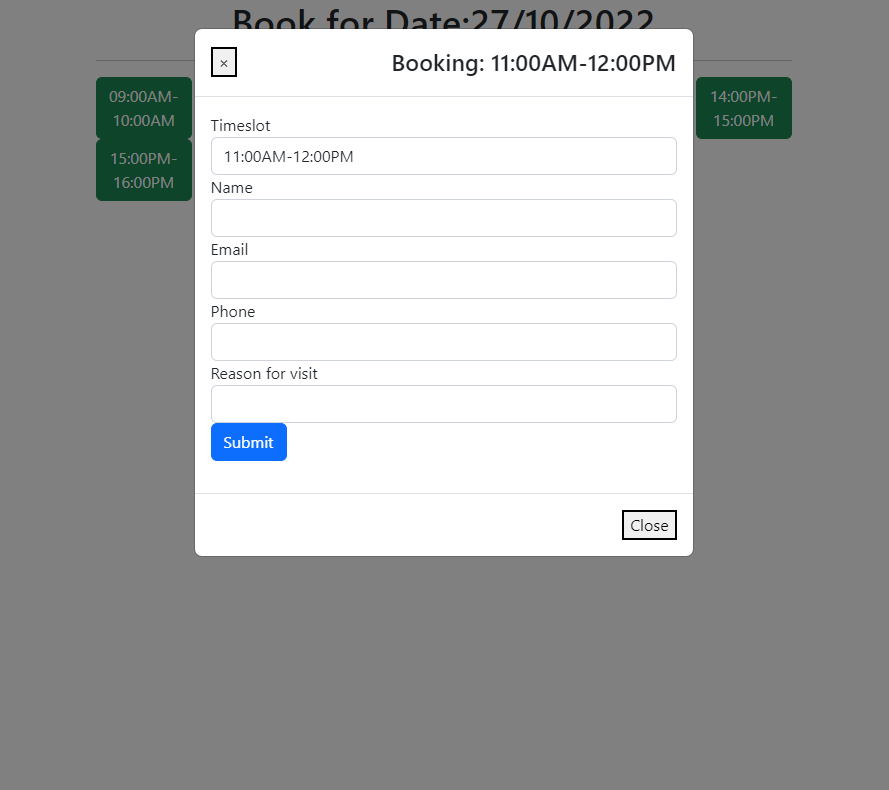 GitHub - nevinjames2001/Appointment-Booking: This is an appointment system with PHP, Javascript ...