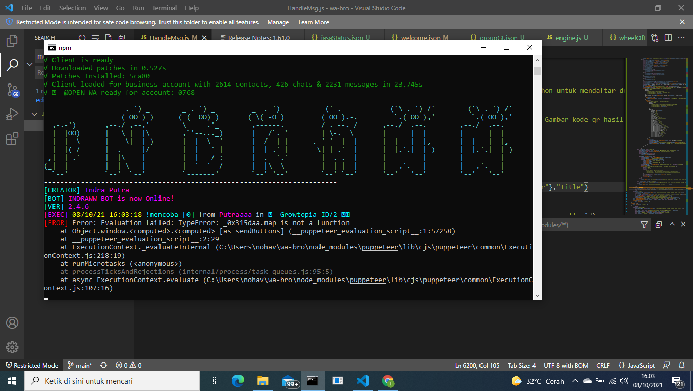 Send Button Not Working · Issue 2215 · Open Wawa Automate Nodejs · Github