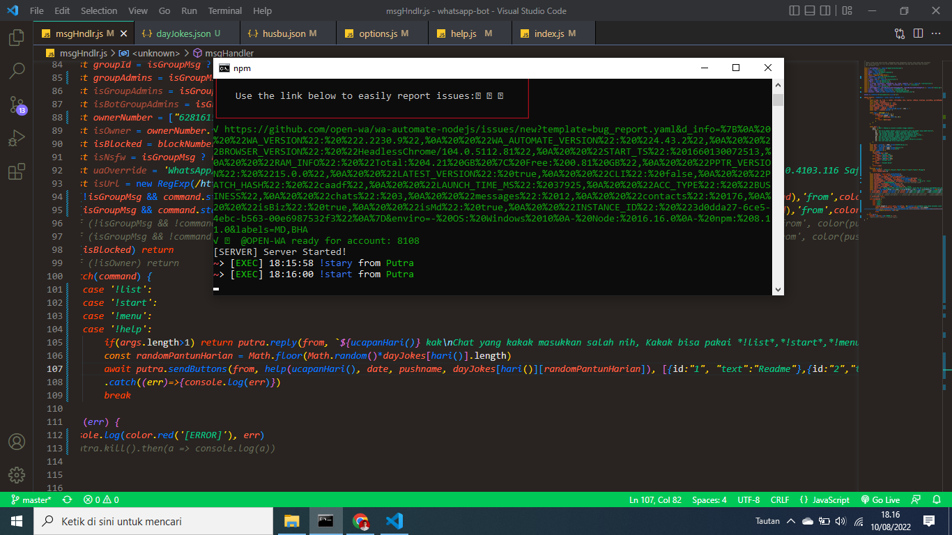 Sendbuttons Not Working · Issue 2831 · Open Wa Wa Automate Nodejs · Github