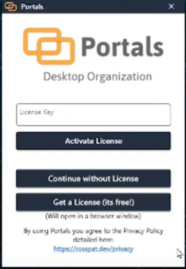 Can't launch Portals to activate the license · Issue #126 · Ross-Patterson/Portals-Desktop ...