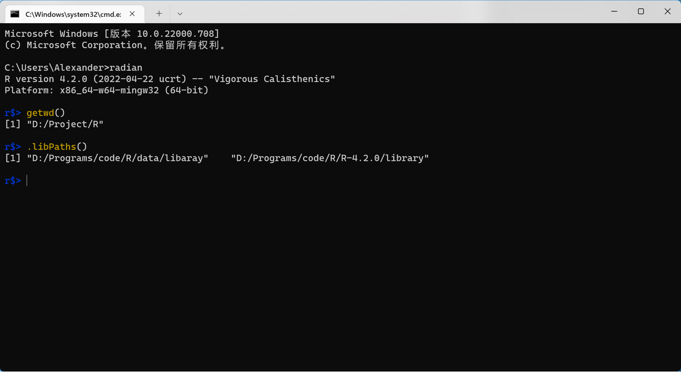 the radian in vscode could not recognize the directory that I set in ‘Rprofile.site’ · Issue ...