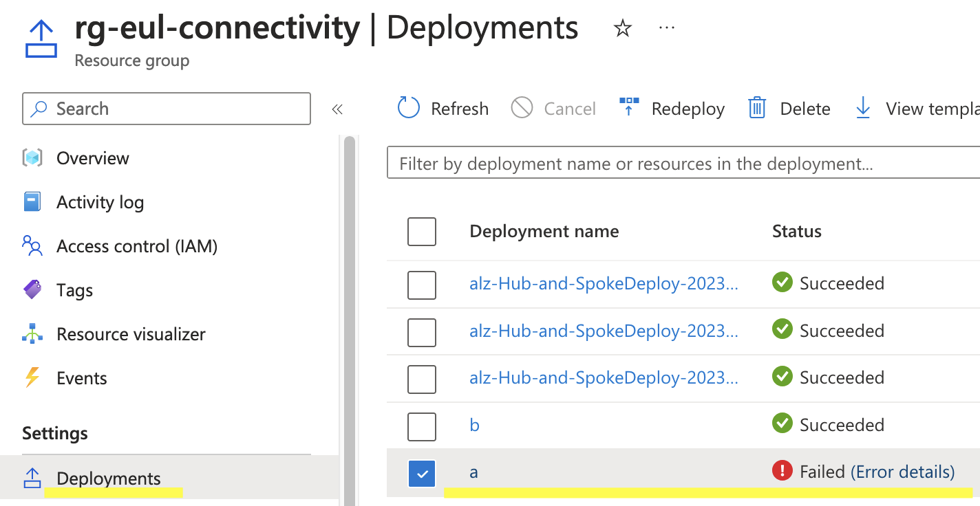 vwan - deploy-Private-DNS-Zones The aggregated deployment error is too large · Issue #541 ...