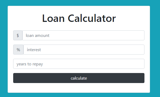 GitHub - Ency-Ch/Loan-Calculator: a web based app for calculating loan ...