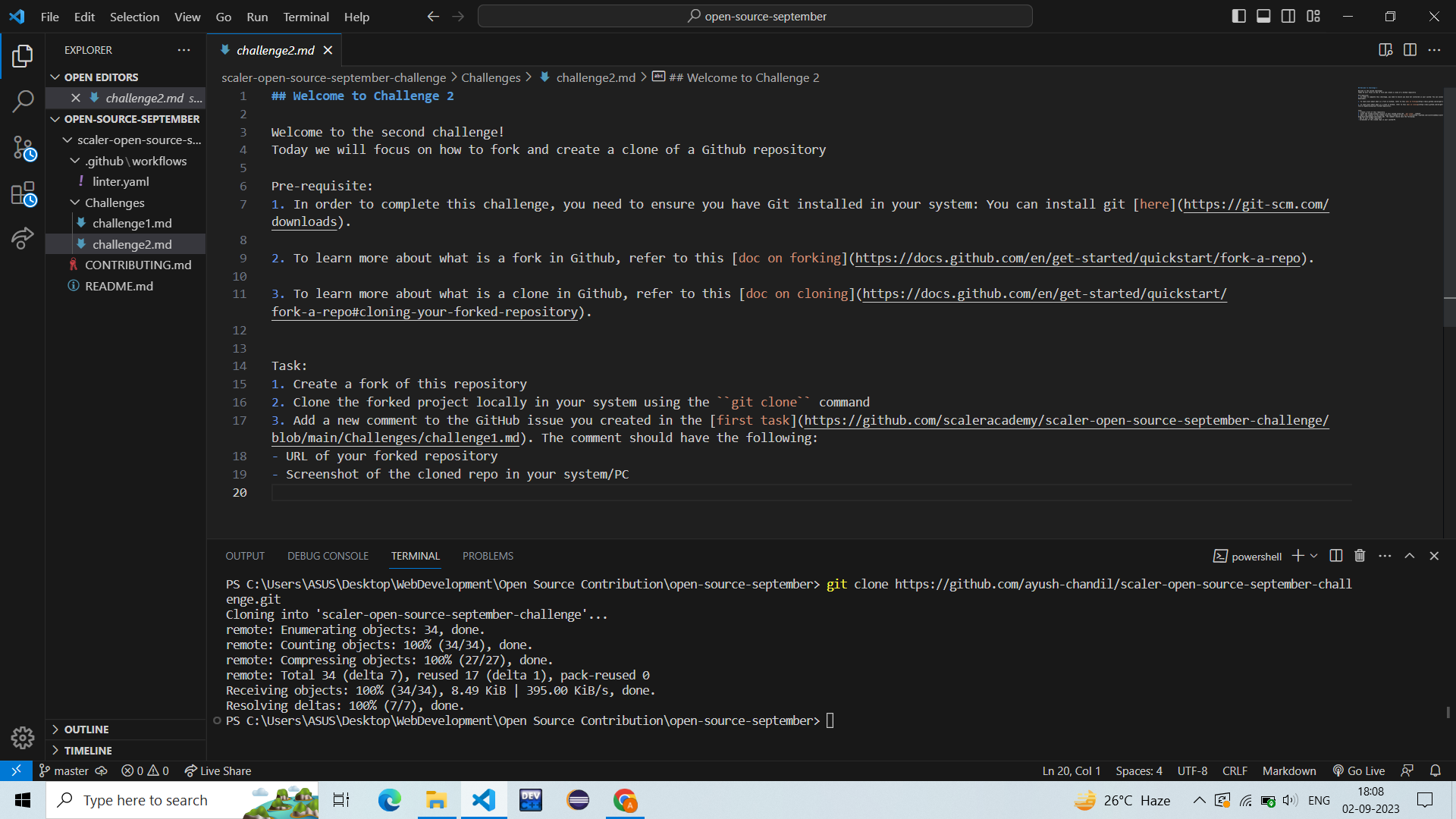 Challenge#2: Ayush Chandil · Issue #448 · scaleracademy/scaler-open-source-september-challenge ...