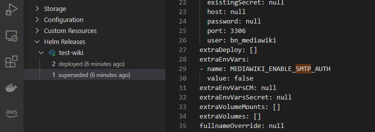 [bitnami/mediawiki] Does helm chart support SMTP endpoints that do not require authentication ...