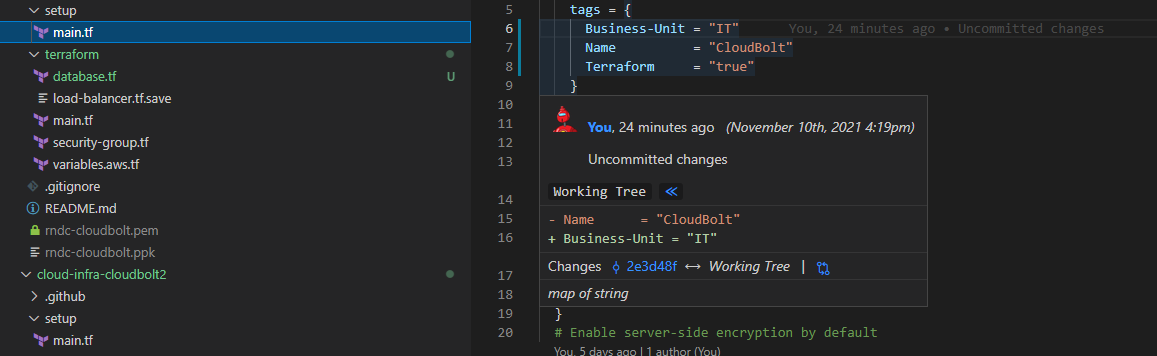 Error When Terraform File Is Updated Git File Status Never Updates · Issue 847 · Hashicorp
