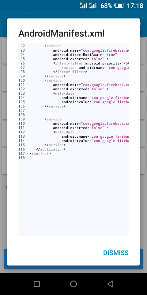 App Crashed Due to Trimmed manifest codes · Issue #642 · Sketchware-Pro ...