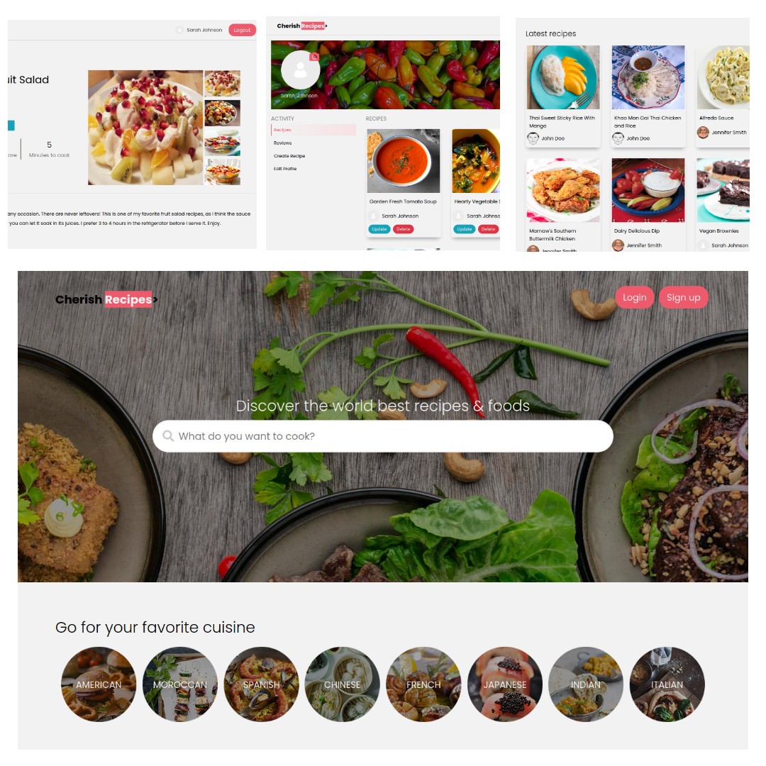 GitHub - mehdyec/cherish-recipes: Fullstack web app to share food & learn cooking