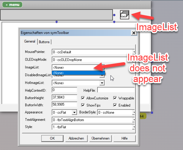 ImageList is not available for other controls · Issue #1401 · twinbasic ...